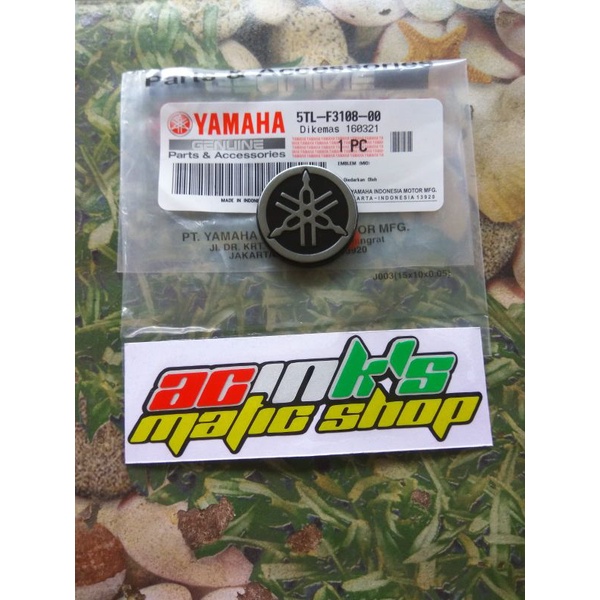 Jual EMBLEM TAMENG DEPAN MIO SPORTY MIO SOUL ORIGINAL | Shopee Indonesia