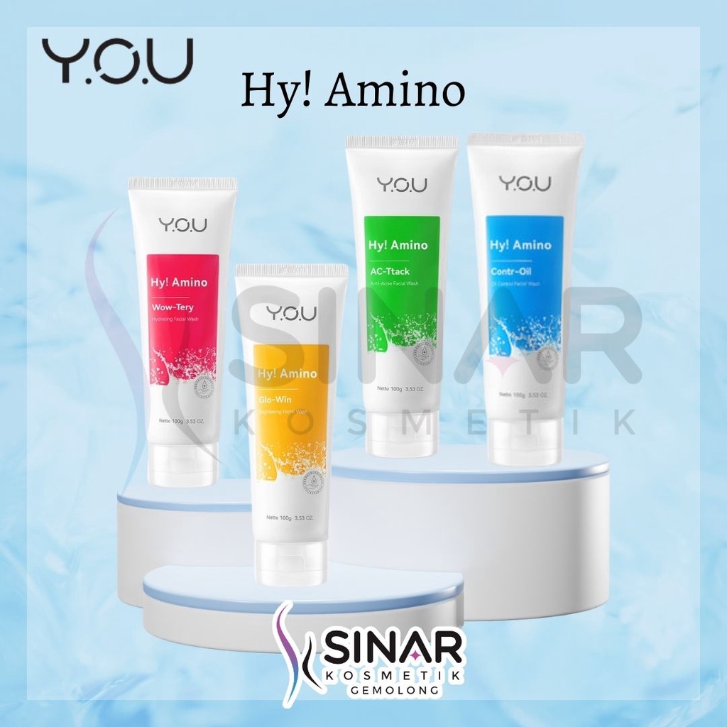 Jual SINAR YOU Hy! Amino Oil Control Facial Wash | Hydrating ...