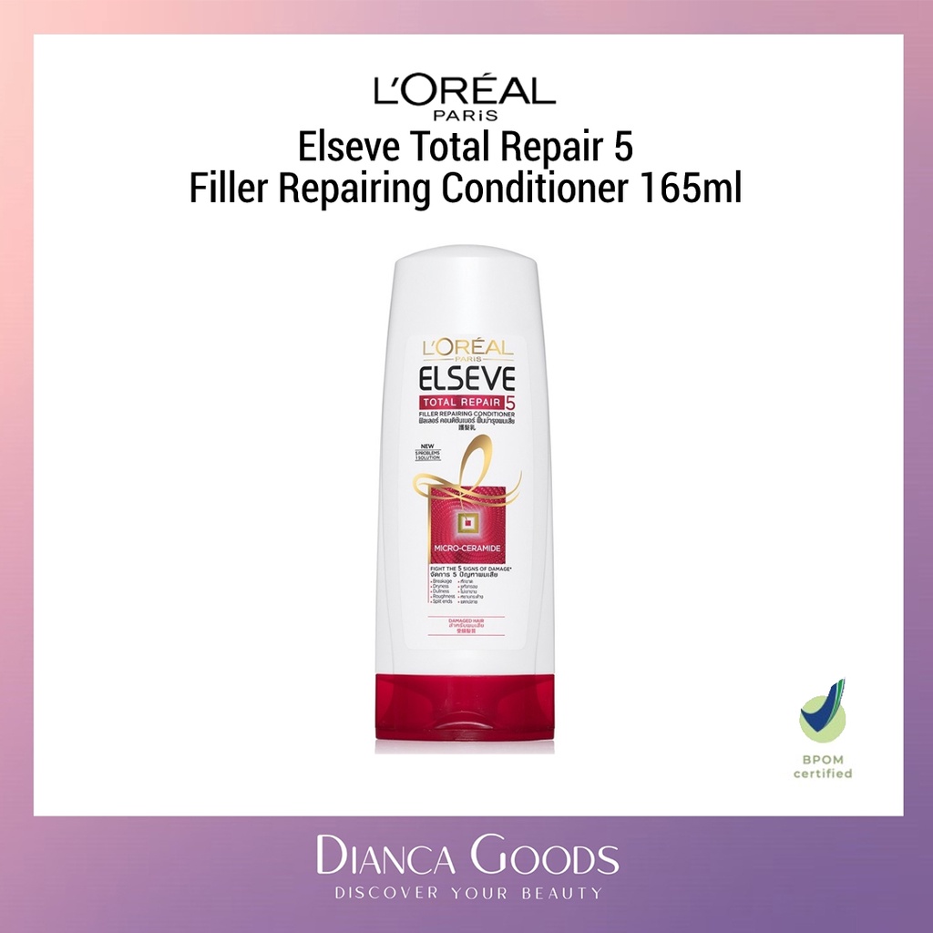 Jual L'Oreal Paris Elseve Total Repair 5 All Set Shampoo / Conditioner ...