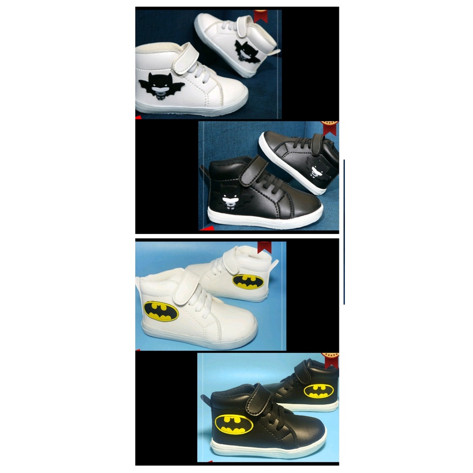 Jual Sepatu Boots Anak Laki-Laki 1 2 3 4 5 Tahun Motif Batman/ Sepatu ...