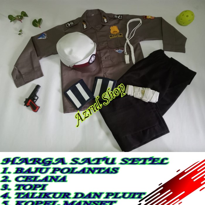 Jual BAJU POLISI ANAK LAKI LAKI SETELAN LAKI LAKI PEREMPUAN POLISI ...