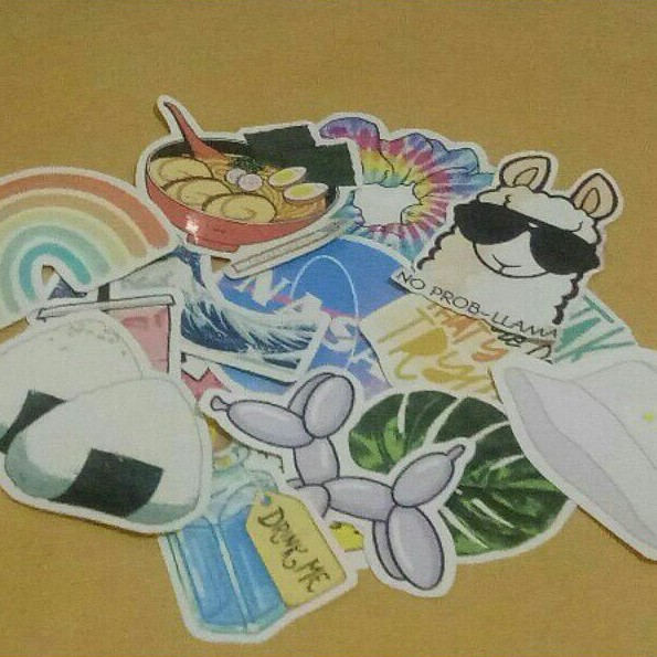 Jual aesthetic sticker - satuan | Shopee Indonesia