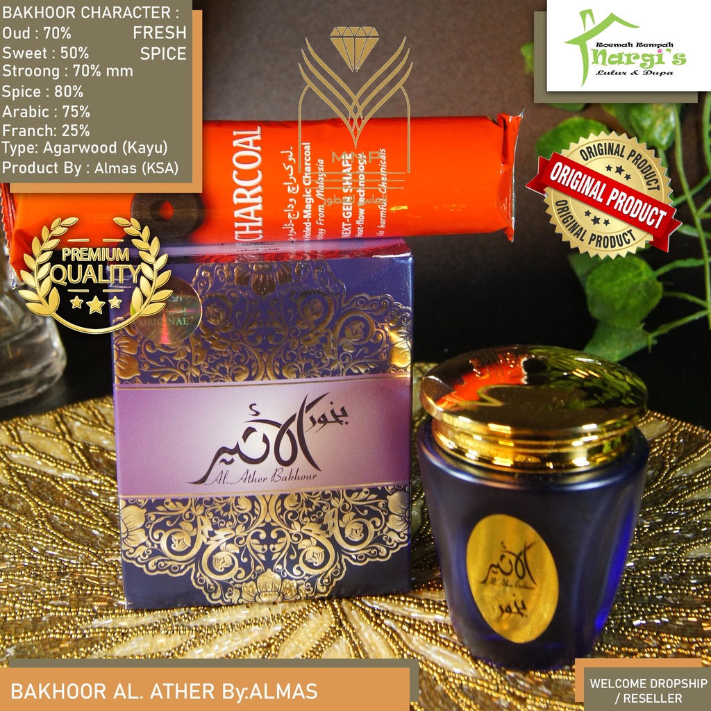Jual Bakhoor/buhur/Menyan/Bakhour Dupa Arab Al Ather Made in Kingdom ...