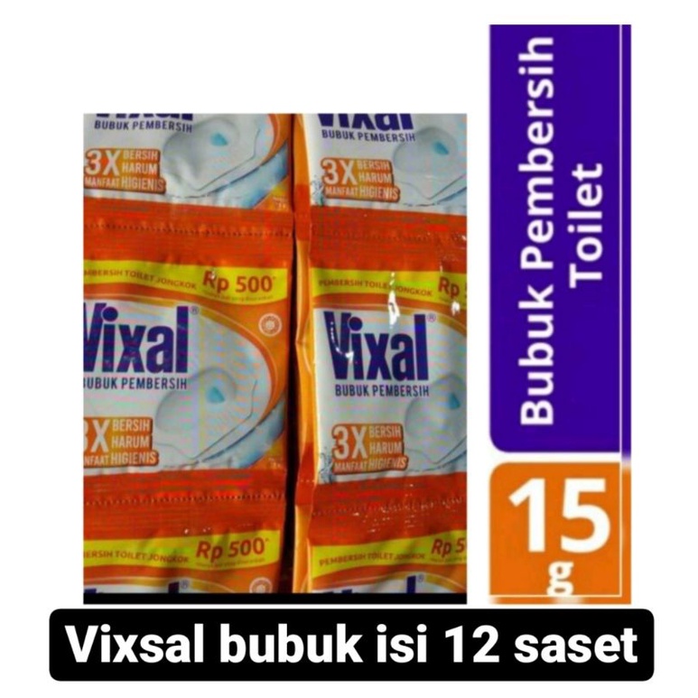 Jual Vixal bubuk pembersih toilet 15 g | Shopee Indonesia
