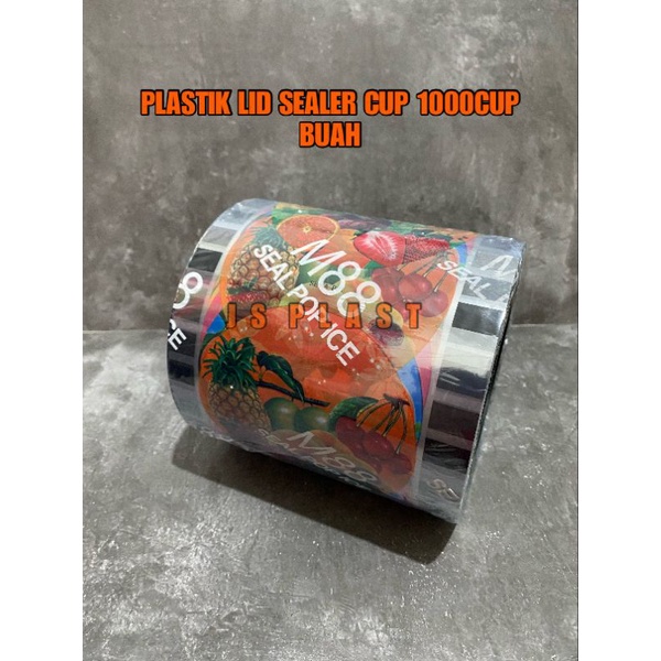 Jual Plastik Lid Sealer Cup Buah 1000cup - Tutup Gelas Plastik - Segel ...