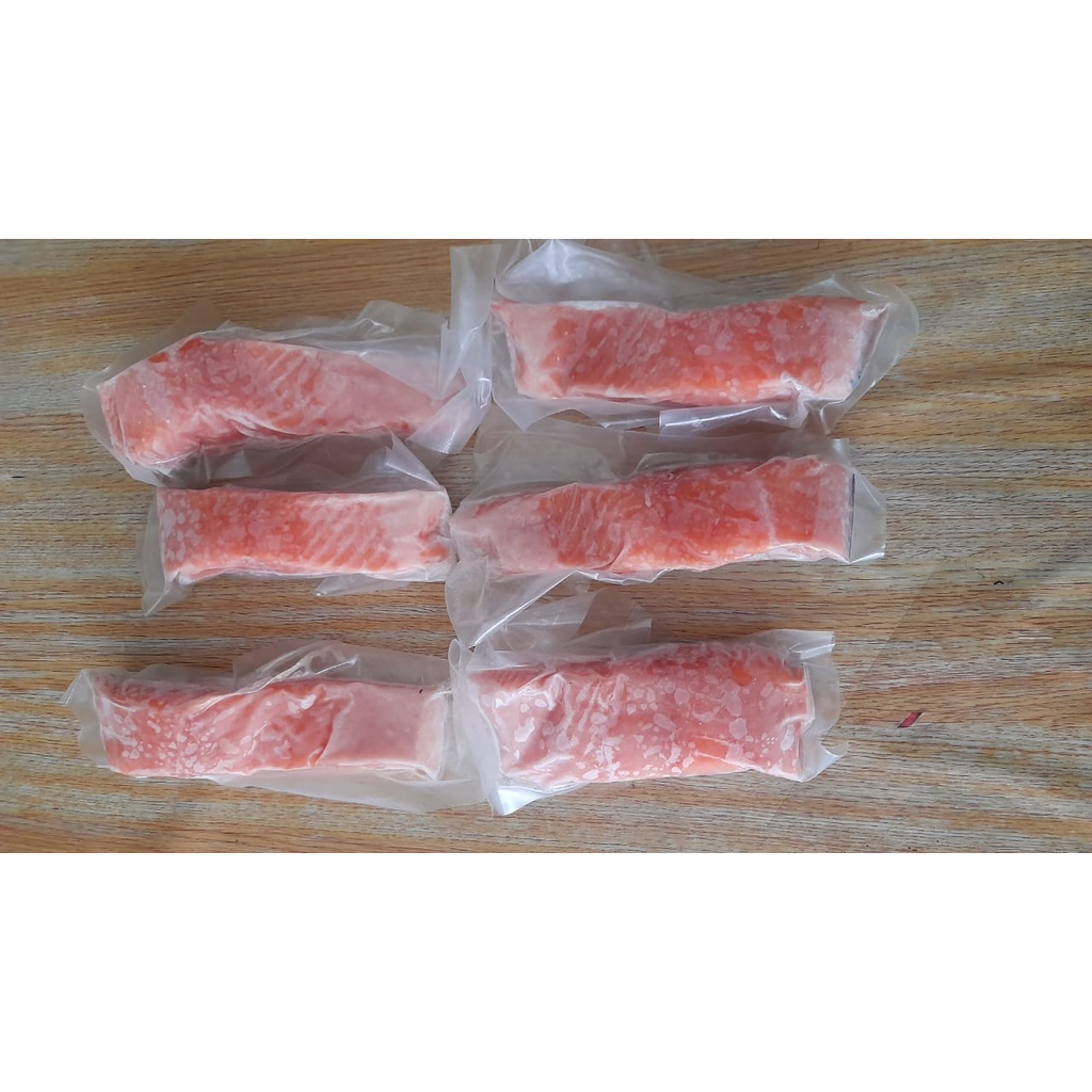 Jual ikan salmon fillet beku / frozen | Shopee Indonesia