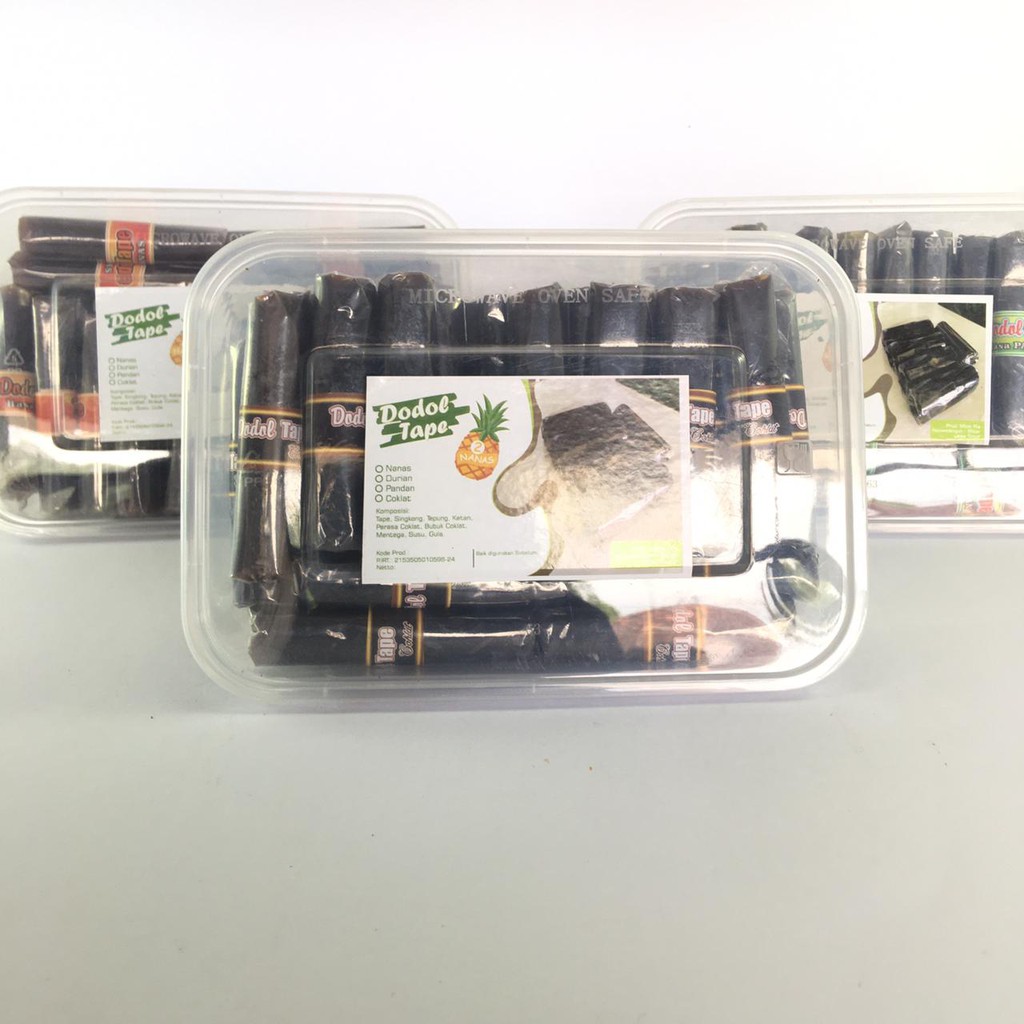 Jual Easrumart Dodol Tape Premium Dua Nanas makanan khas oleh-oleh 500 ...