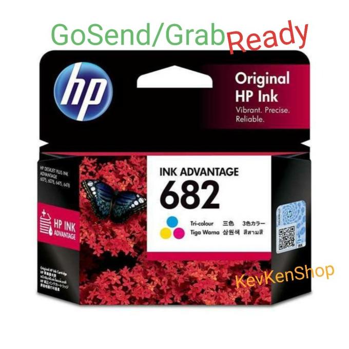 Jual Hp 682 Original Black Hitam Atau Color Warna Colour Tinta Printer ...