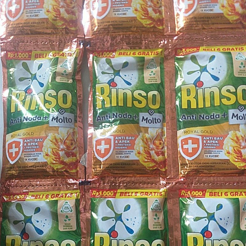 Jual Rinso cair sachet aroma royal gold 38ml | Shopee Indonesia