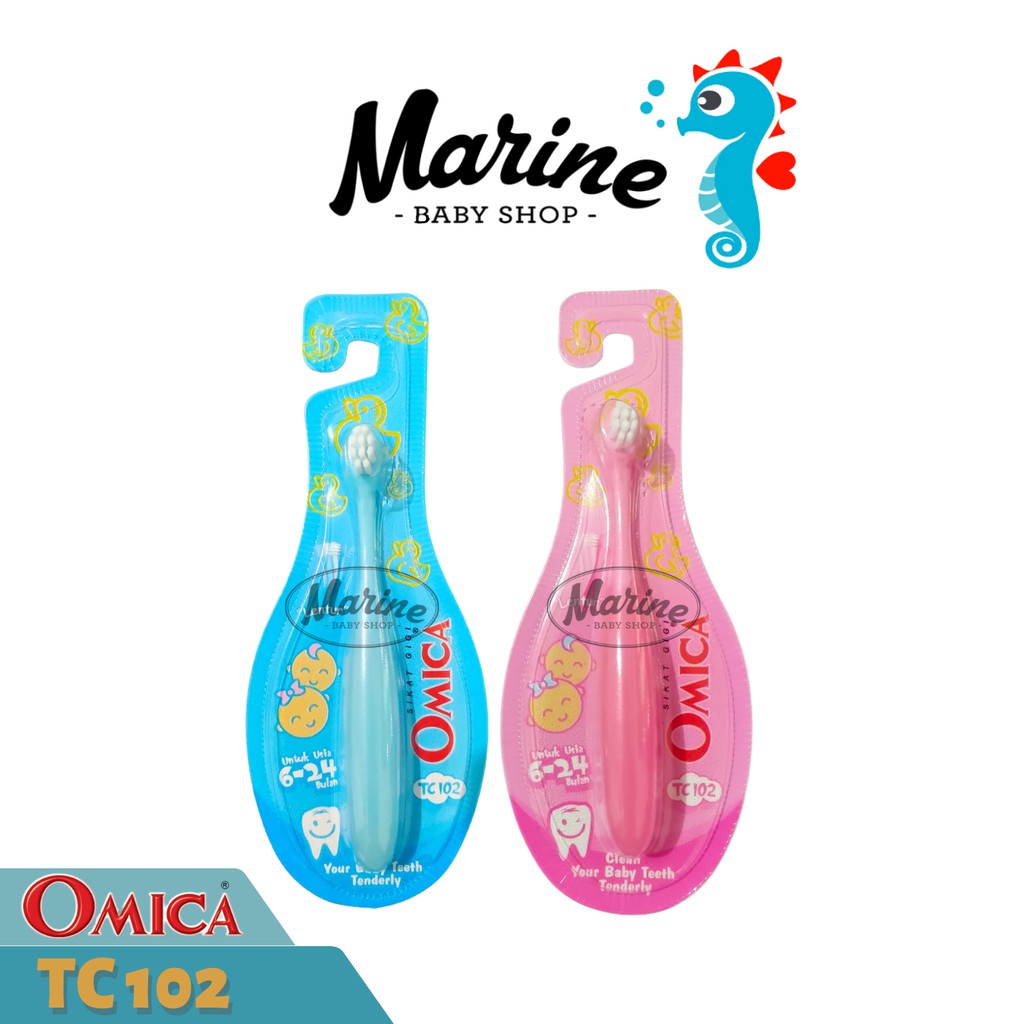 Jual Omica Baby Sikat gigi Bayi Untuk usia 6-24 bulan Lucu Menarik TC ...