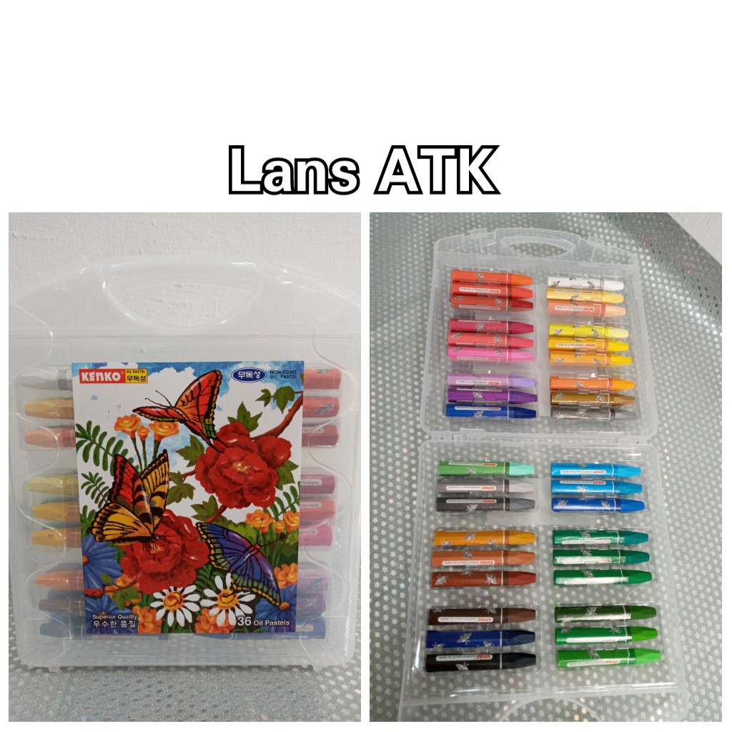 Jual Oil Pastel Crayon Kenko 36 Warna | Shopee Indonesia