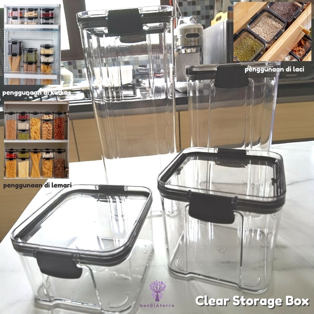 Jual BANDIATERRA TOPLES CEREAL BENING/FOOD CONTAINER KEDAP UDARA/KOTAK ...