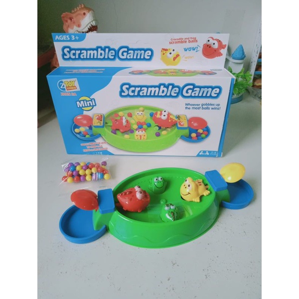 Jual Mainan anak Viral Rebutan bola katak dan buaya | Shopee Indonesia