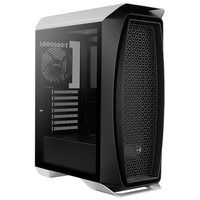 Jual Aerocool Aero One White Tempered Glass Mid Tower ATX Gaming Case ...