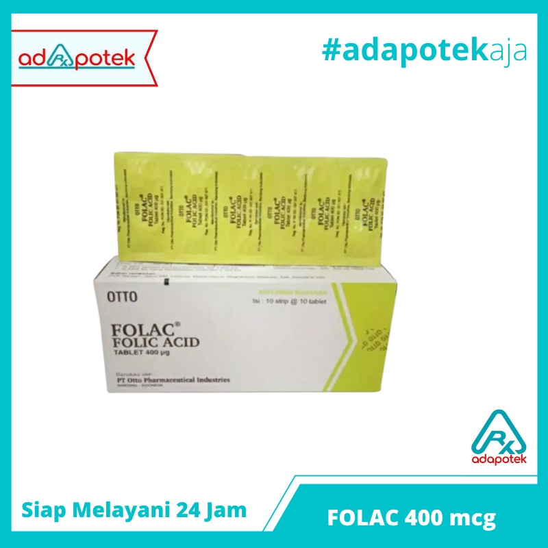 Jual FOLAC 400 MCG BOX 100 TABLET | Shopee Indonesia
