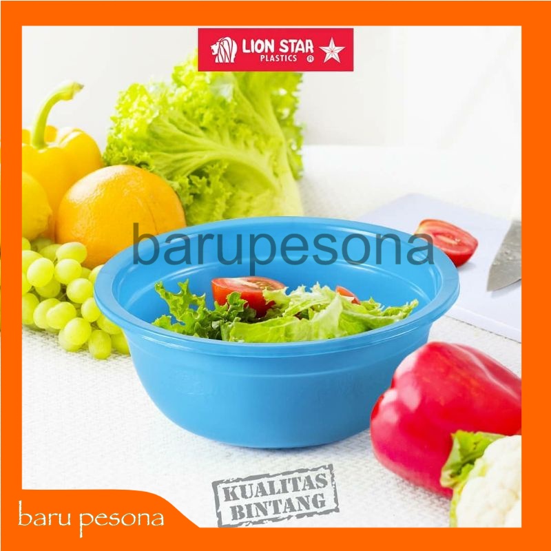Jual Baskom Lion Star Deluxe BA-1 Round Basin No. 10 /Baskom Plastik ...