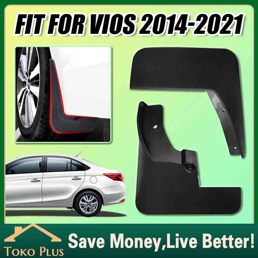 Jual 4Pcs Mud Guard Vios 2014-2021/ Karpet Lumpur Toyota Vios/ Karpet ...