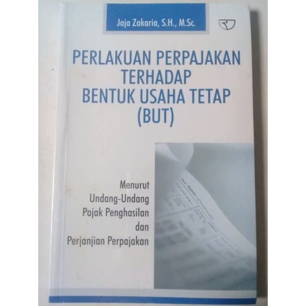 Jual BUKU PERLAKUAN PERPAJAKAN TERHADAP BENTUK USAHA TETAP | Shopee Indonesia