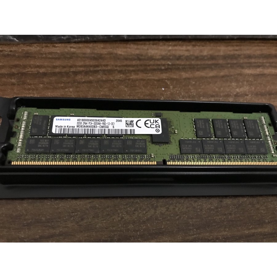 Jual Samsung DDR4 32GB 2Rx4 PC4-3200AA ecc rdimm PN M393A4K40DB3-CWE ...