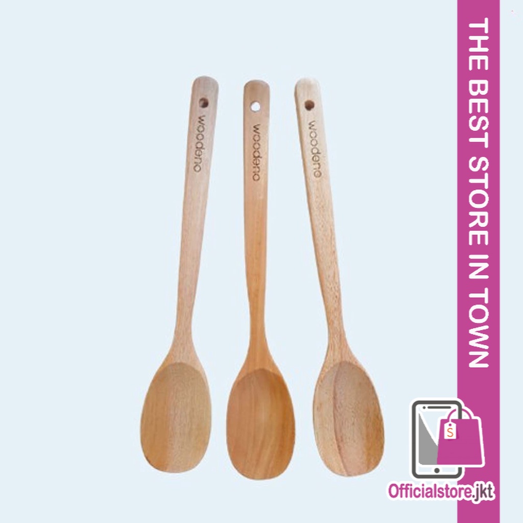 Jual Homliv - Sodet Kayu Mahoni Bulat - Sutil Kayu -Spatula Kayu ...