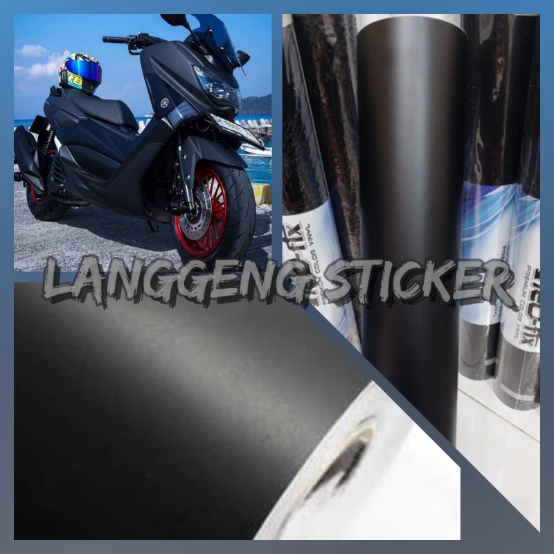 Jual Stiker Skotlet Motor Hitam Doff Skotlet Hitam Skotlet Doff Hitam ...