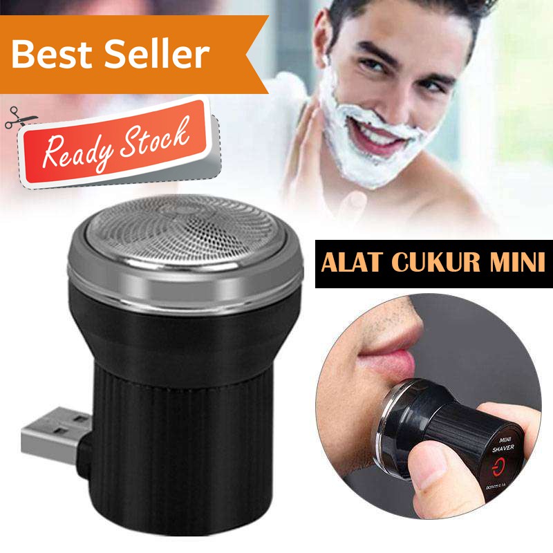 Jual Alat Cukur Jenggot Mini Elektrik Portable USB Rechargeable Cukuran ...