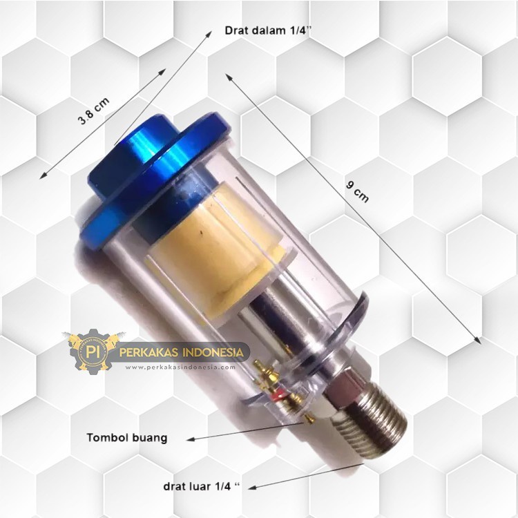 Jual Air Filter Angin Kompresor Filter Udara Water Separator Saringan ...