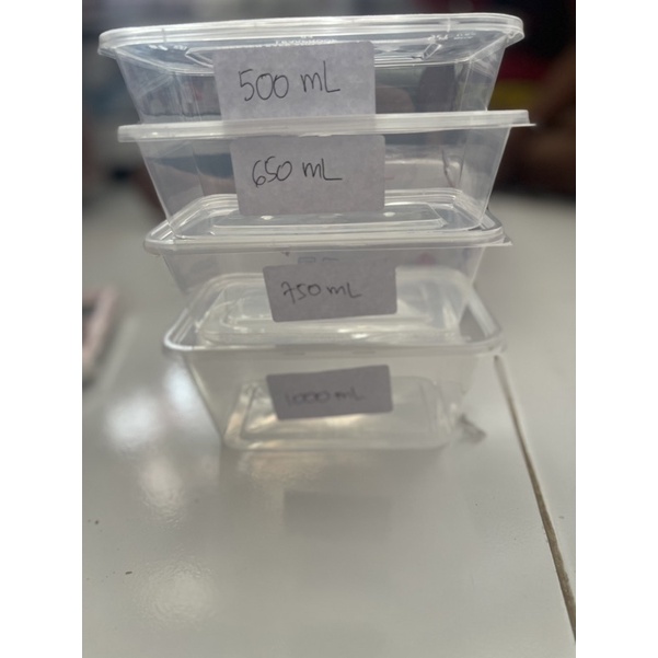 Jual ThinWall dan Bowl Plastik Klir 200ml 300ml 500ml 650ml 750ml 1000ml | Shopee Indonesia