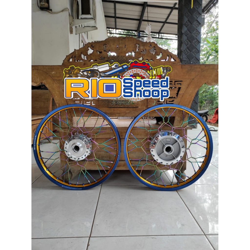 Jual Velg Jari Jari Jupiter Mx King Paketan Ring 17 TDR TwoToone Stell ...