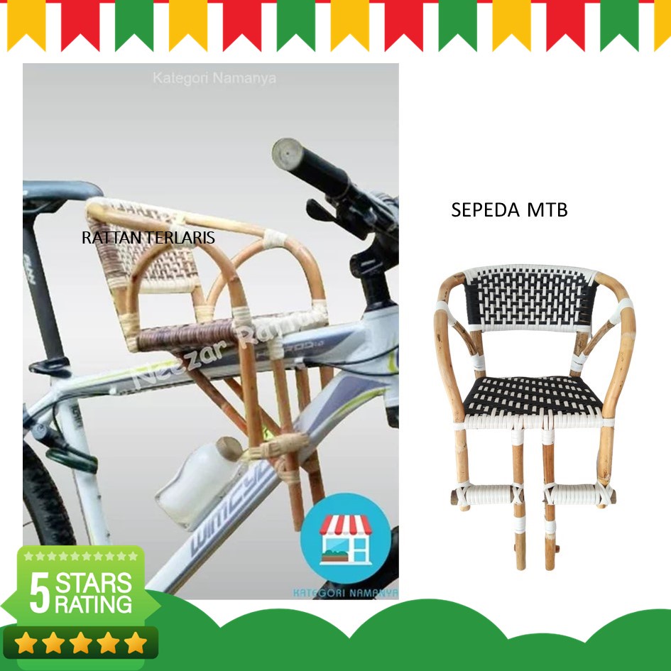 Jual Boncengan Kursi Sepeda Tempat Duduk Untuk Anak Dari Rotan | Shopee ...