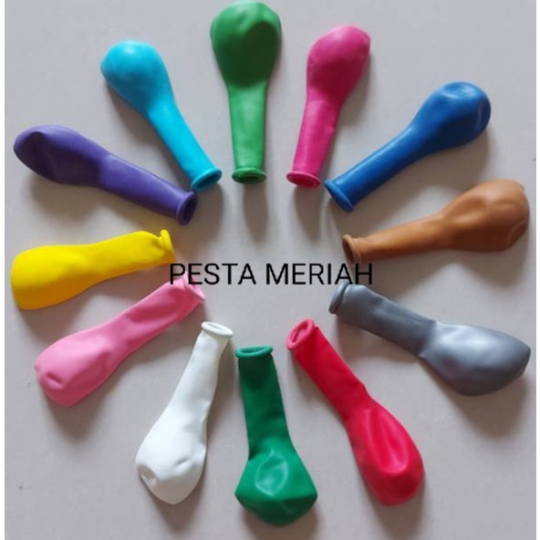 Jual BALON LATEX DOFF 5 INCH / BALON LATEX DOFF 5" / BALON KARET 5 INCH ...