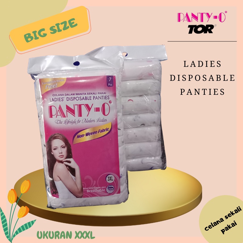Jual Panty – O | Ladies’ Disposable Panties (underwear) / CD Wanita Sekali Pakai Warna Putih ...