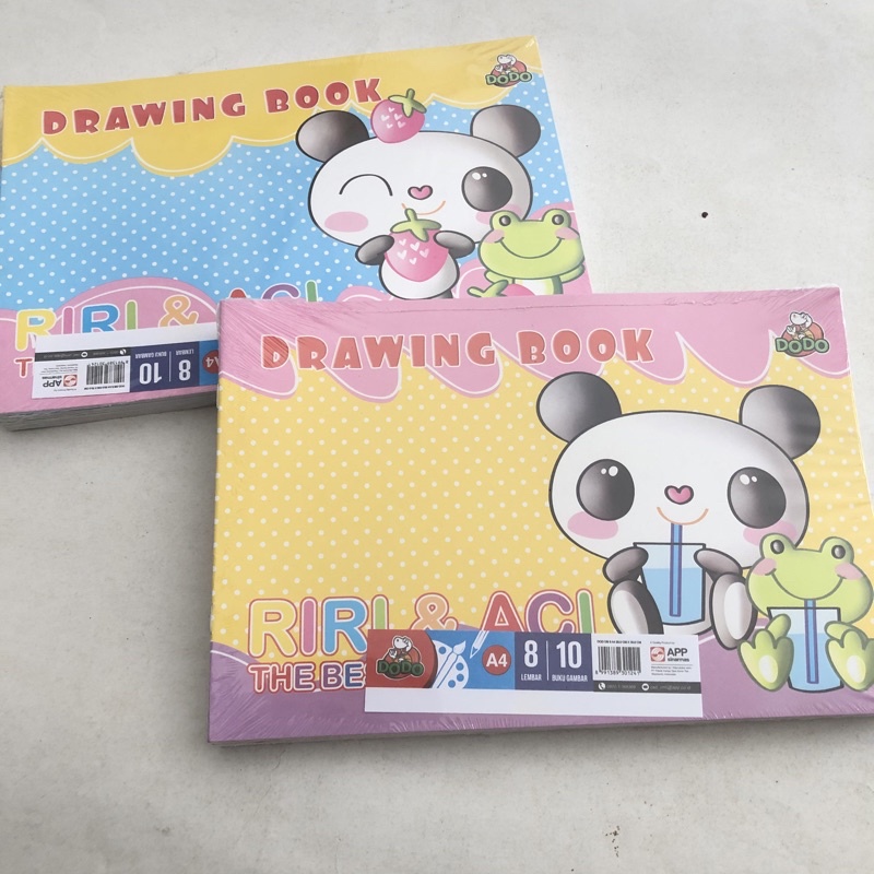 Jual [PACK / 10 BUKU] Buku Gambar A4 DODO isi 8 Lembar / Buku , Drawing Book A4 DODO , Buku ...