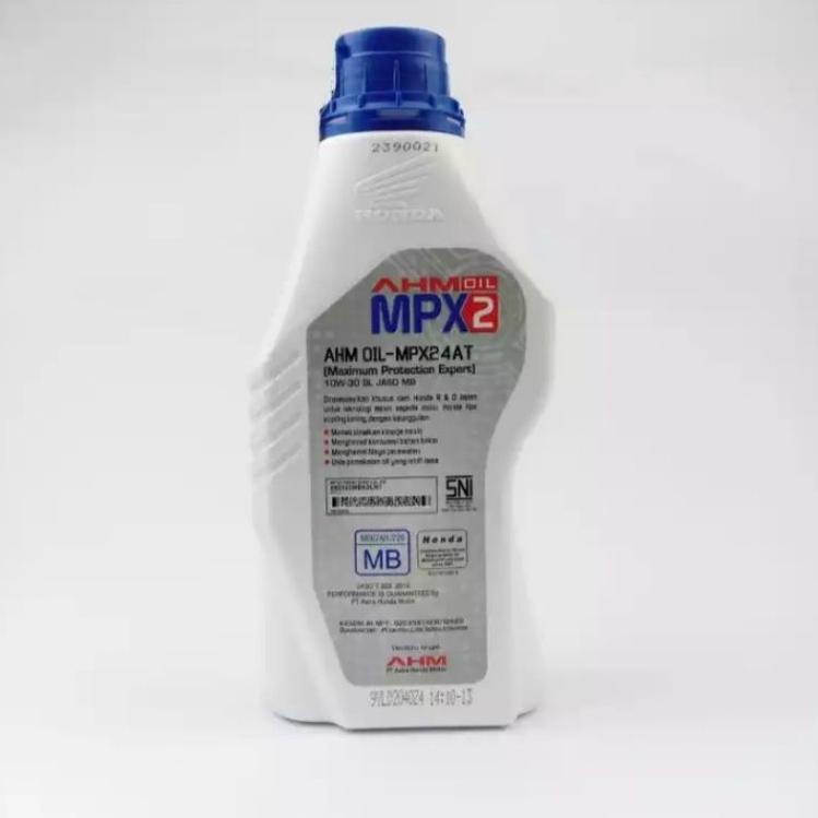 Jual M05L AHM OIL MPX 2 MATIC 800 ML oli motor SAE 10W-30 API:SJ ORIGINAL | Shopee Indonesia