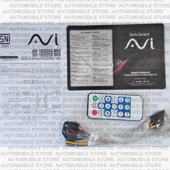 Jual READY AVI Head Unit Deckless Double Din Universal Mobil Mirrorlink ...