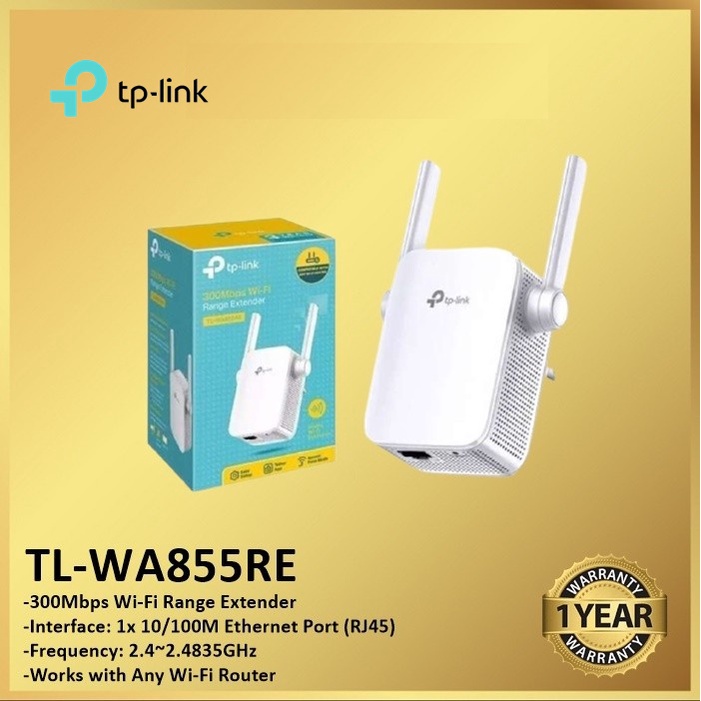 Jual TP-Link TL-WA855RE - 300Mbps WiFi Range Extender TP LINK - TL ...