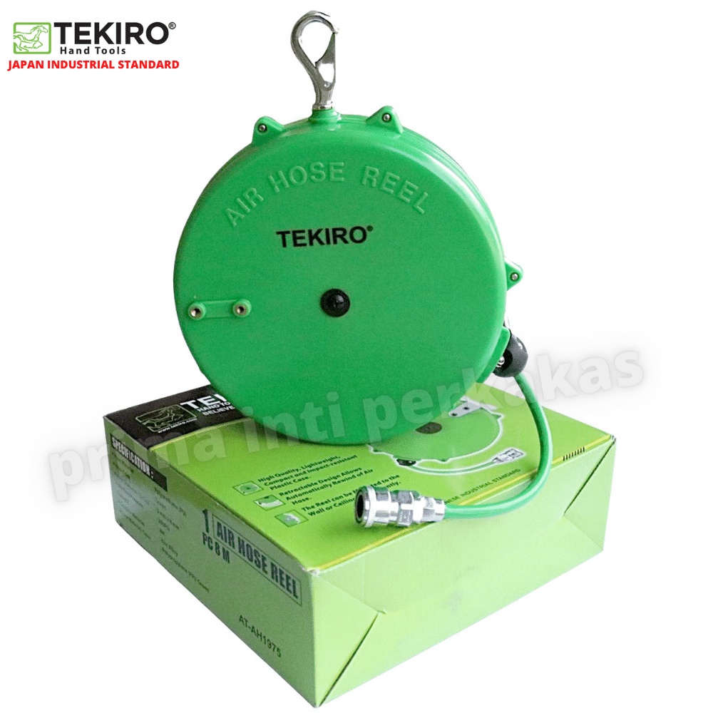 Jual Selang Kompresor Roll Otomatis 8M Air Hose Reel Selang Compresor ...