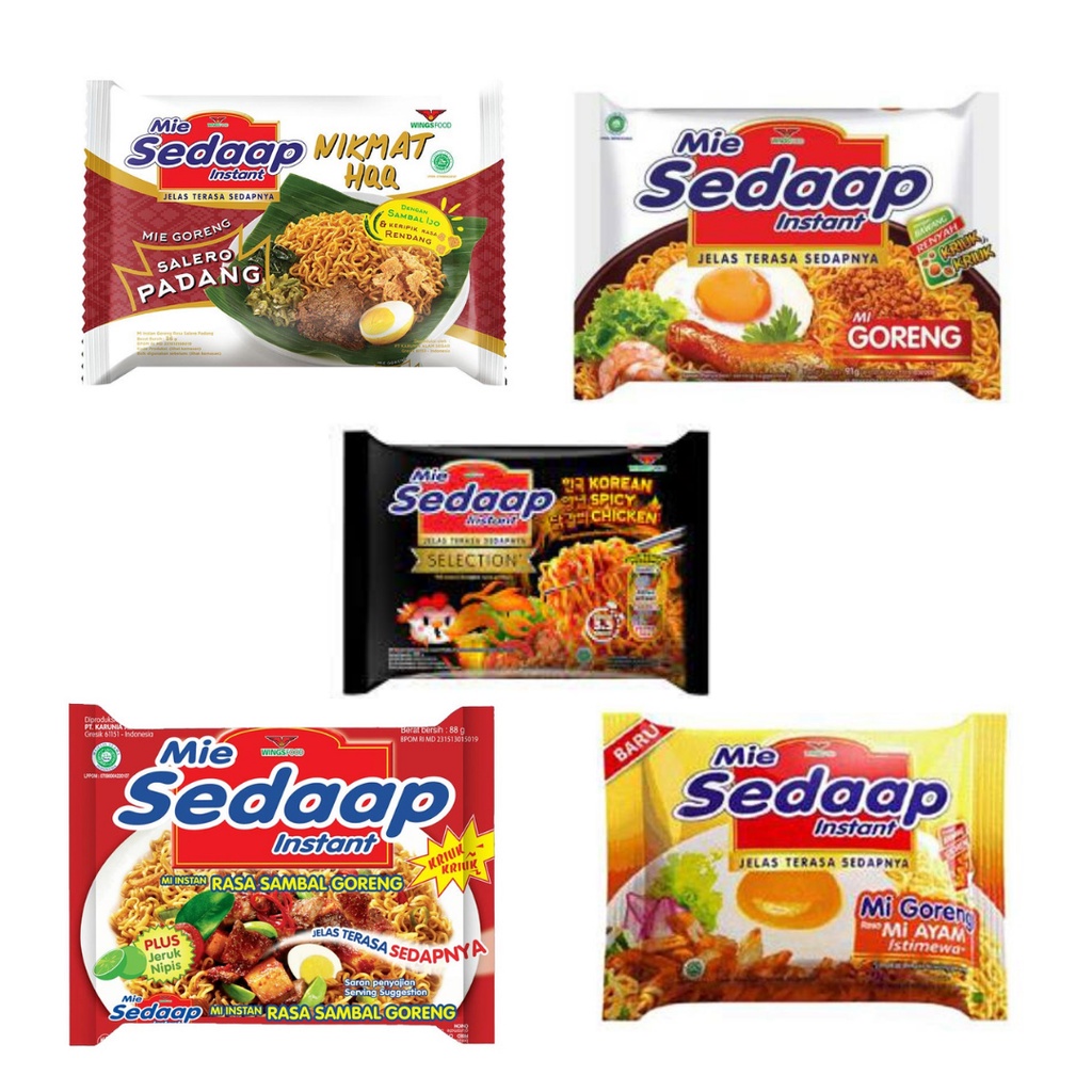 Jual Mie Sedaap Goreng All Variant | Shopee Indonesia