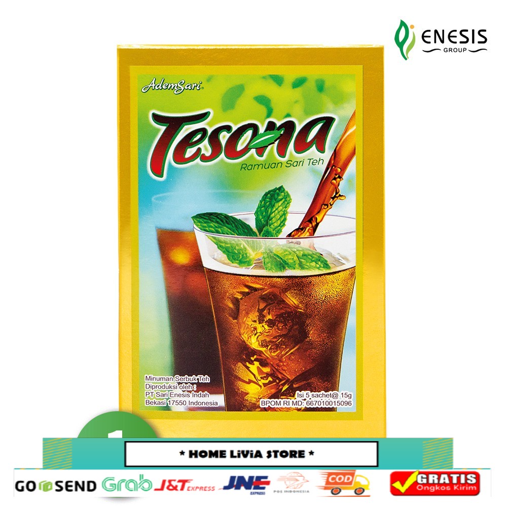 Jual Tesona Iced Tea Dus 5 Sachet 15 g | Shopee Indonesia