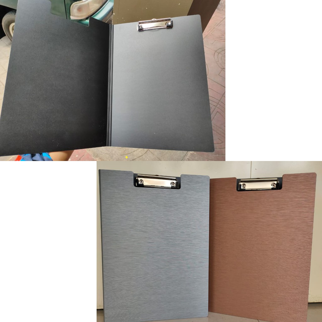 Jual papan dada tutup metalic clipboard folder 457 bazic folio bahan ...