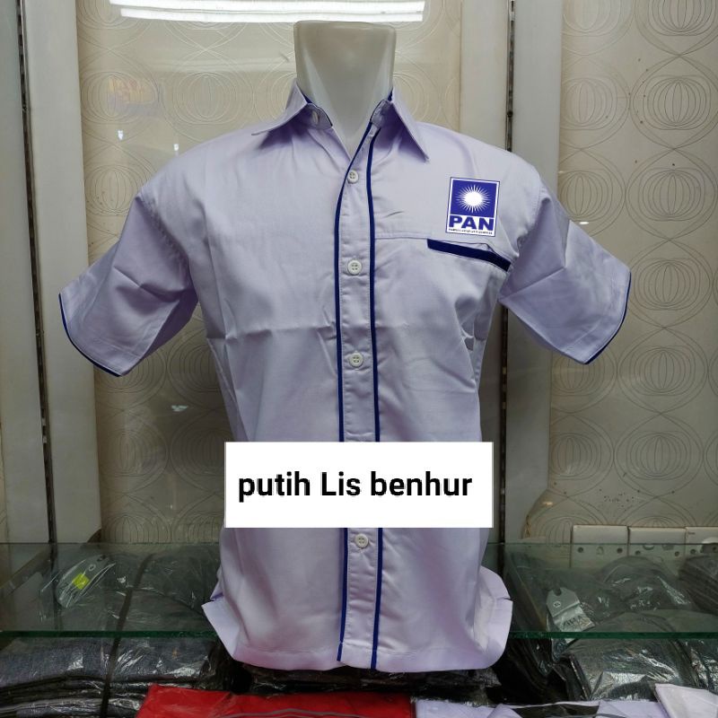 Jual BIG size kemeja partai pan baju partai pan seragam partai pan ...