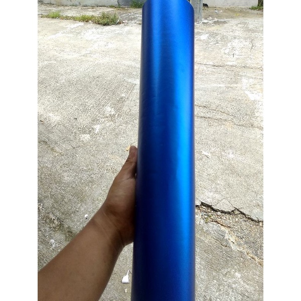 Jual Stiker Skotlet Biru Navy Metalik Doff Sticker Warna Blue Navy ...