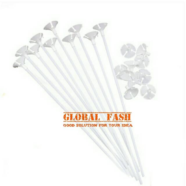 Jual Stik balon isi 20 / stick balon / gagang balon / pegangan balon ...