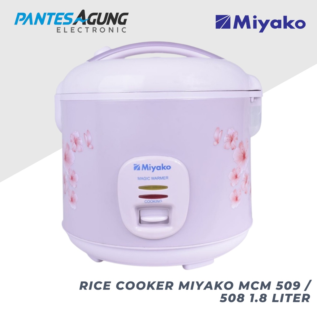 Jual MAGICOM / Magic com / RICE COOKER MIYAKO MCM 509 / 509 TS 1.8 ...