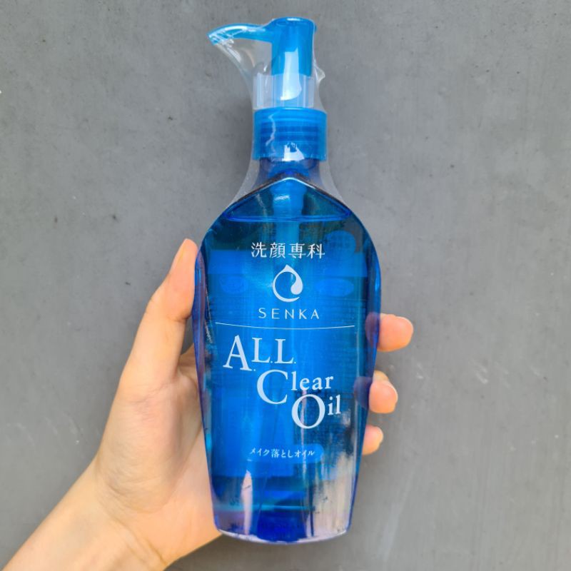 Jual SENKA All Clear Oil 230mL ( Pembersih Make Up ) | Shopee Indonesia