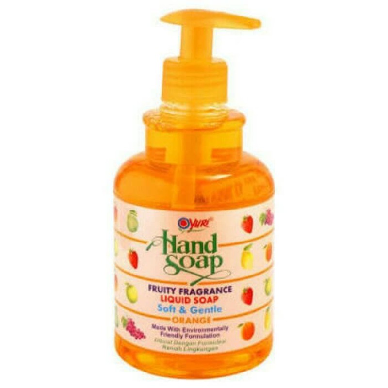 Jual Yuri Hand Soap Fruity Fragrance Liqit Soap Soft & Gentle 410ML ...