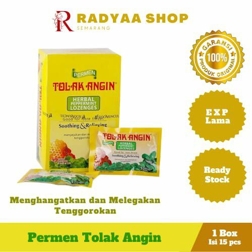 Jual Sido Muncul Permen Tolak Angin Box 15's - Melegakan Pernafasan ...
