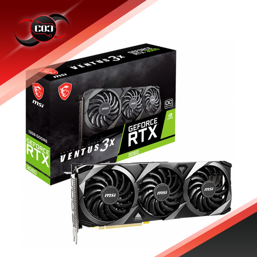 Jual MSI GeForce RTX 3060 12GB VENTUS 3X OC | Shopee Indonesia