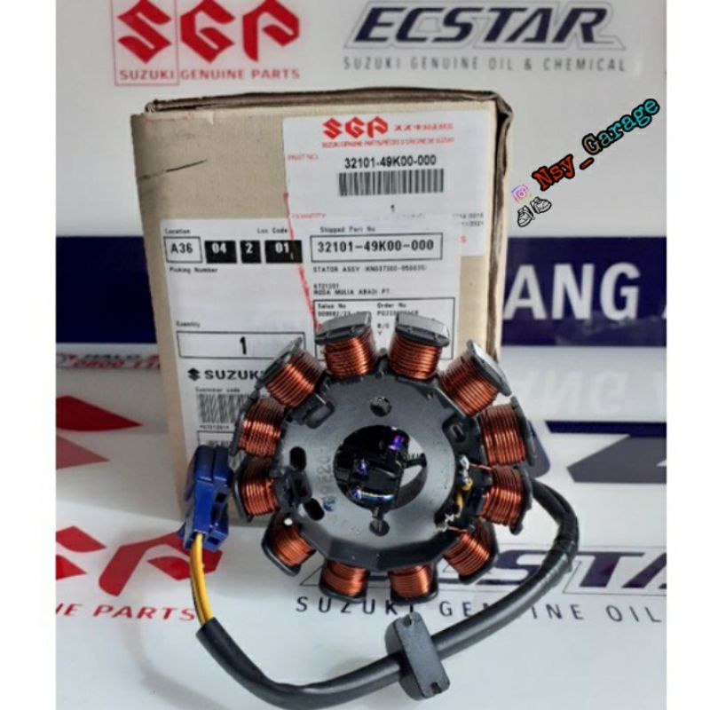 Jual Spull Spul Kumparan Pengapian Stator Assy Nex II Original Suzuki ...
