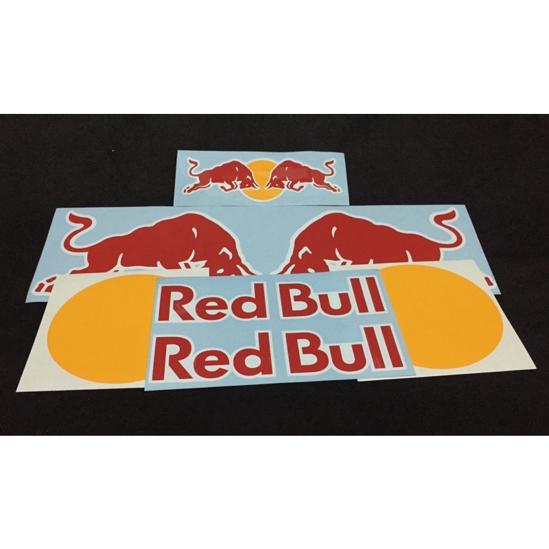 Jual Sticker Stiker Decal Cutting Redbull Red Bull Helmet Universal ...